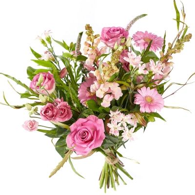 Bouquet mixed pink flowers | Florist Flowers.NL