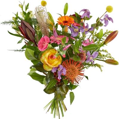 Bouquet "Spicy Colors" - Florist Flowers.NL®