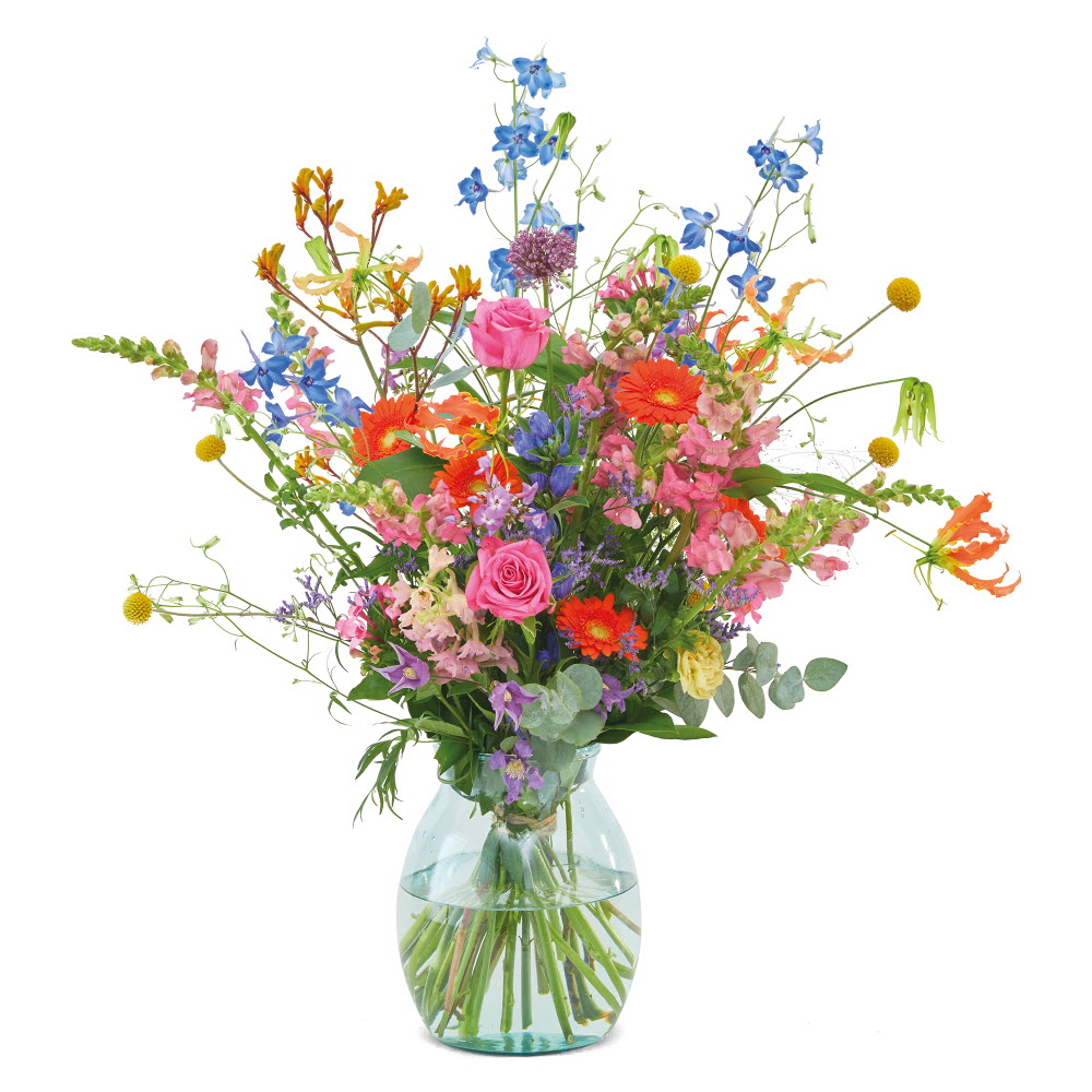 Sympathy Bouquet rich color palette - Flowers.NL®